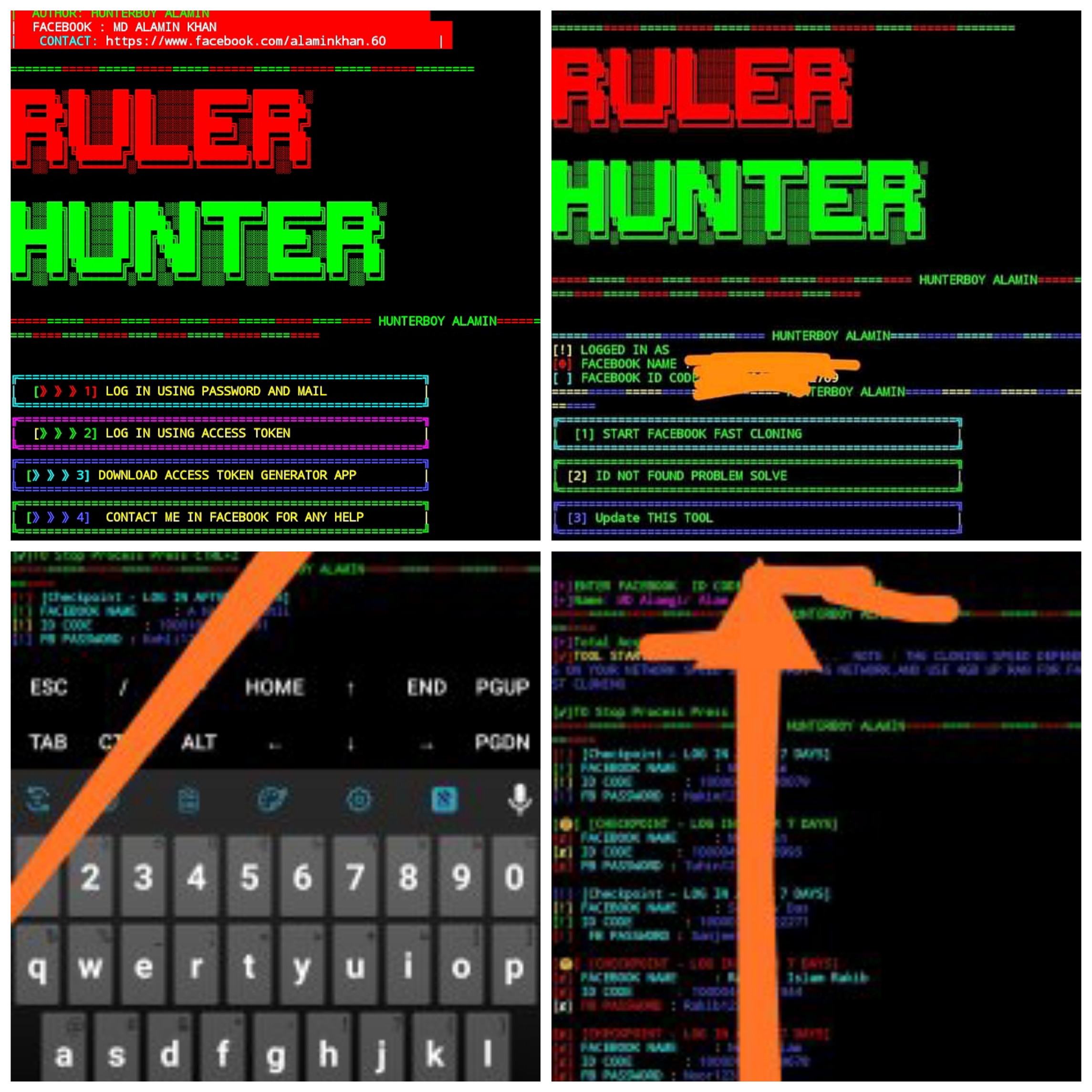 GitHub - Hunter-alamin/RULERHUNTER: TERMUX FRIENDLIST CLONING NEW WORKING TOOL WORKING IN WI FI ...